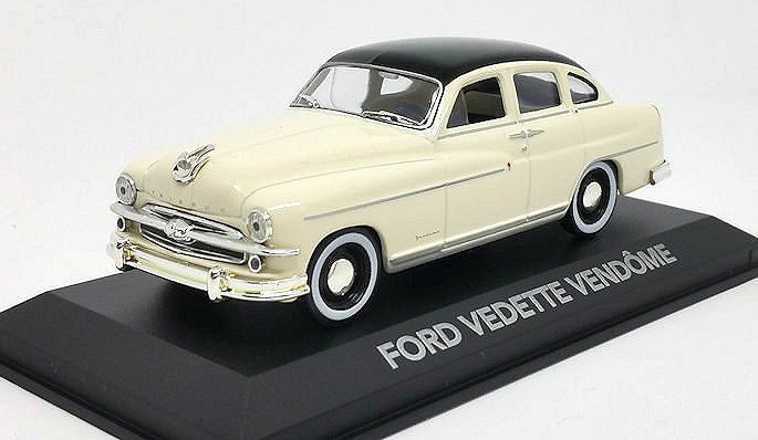 Mirax Hobbies - MAGAZINE ATVEDETTE 1:43 FORD VEDETTE VENDOME WHITE