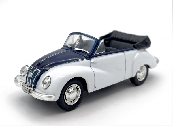 Mirax Hobbies - MAGAZINE PCIF9CABRIO IFA F9 CABRIO POLISH CARS WHITE BLUE