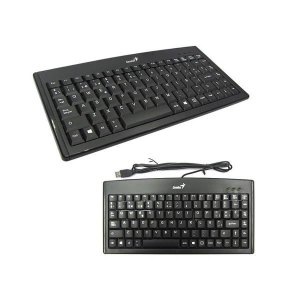 Mirax Hobbies - GENIUS MINI TECLADO USB LUXEMATE 100 NEGRO