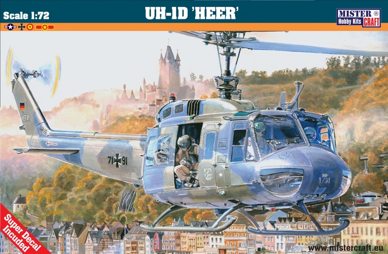 Mirax Hobbies - MISTERCRAFT D-79 UH 1D HEER 1:72