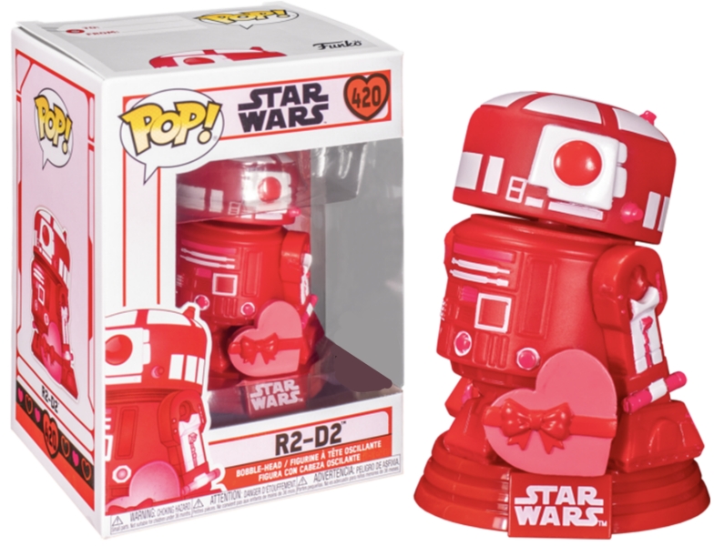 Mirax Hobbies - FUNKO 54129 POP STAR WARS R2 D2 ( VALENTINE ) POPCULTCHA
