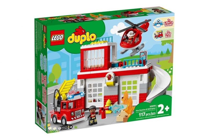 Mirax Hobbies - LEGO 10970 DUPLO ESTACION DE BOMBEROS Y HELICOPTERO