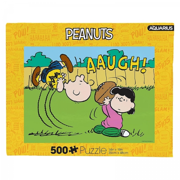 Mirax Hobbies - AQUARIUS 59099 PEANUTS LUCY FOOTBALL 500 PIEZAS PUZZLE