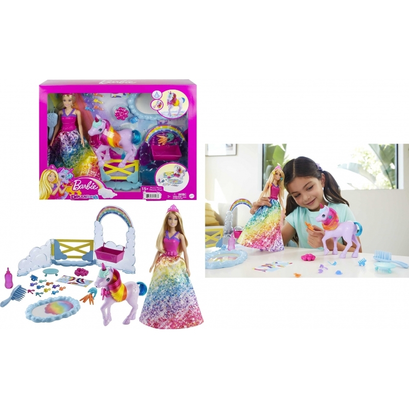 Mirax Hobbies - MATTEL GTG01 BARBIE UNICORNIO ARCOIRIS