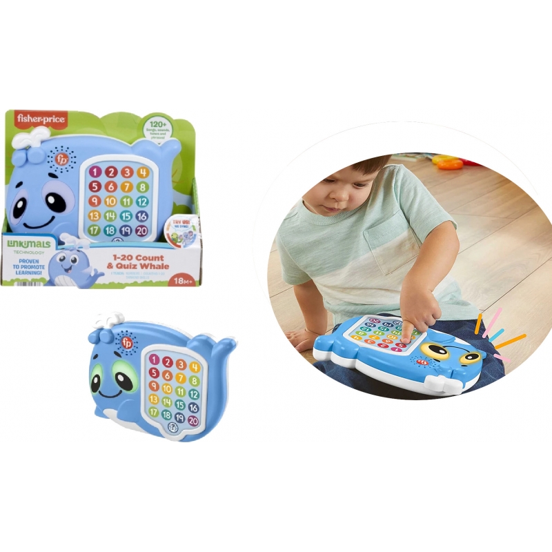 Mirax Hobbies - MATTEL HJR73 FISHER PRICE LINKIMALS BALLENA CUENTA CONMIGO