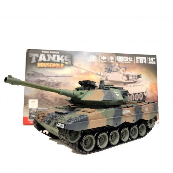 Mirax Hobbies - DEVALUADO ZUOYITANK ZY021-822 1:18 R C TANK GERMAN LEOPARD2