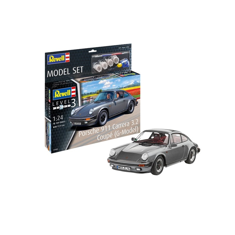 Mirax Hobbies - REVELL 67688 MODEL SET PORSCHE 911 CARRERA 3.2 COUPE ...