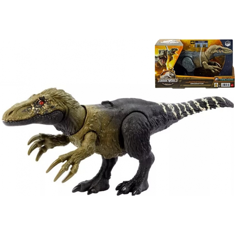 Mirax Hobbies - MATTEL HLP21 JURASSIC WORLD ORKORAPTOR RUGIDO SALVAJE