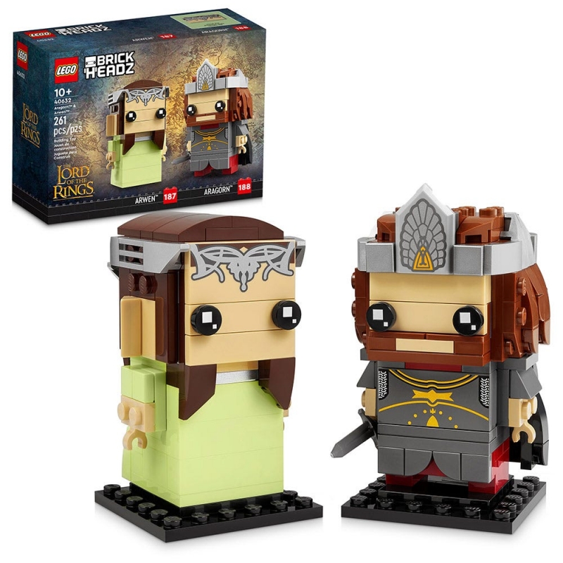 Mirax Hobbies - LEGO 40632 BRICK HEADZ ARAGORN Y ARWEN