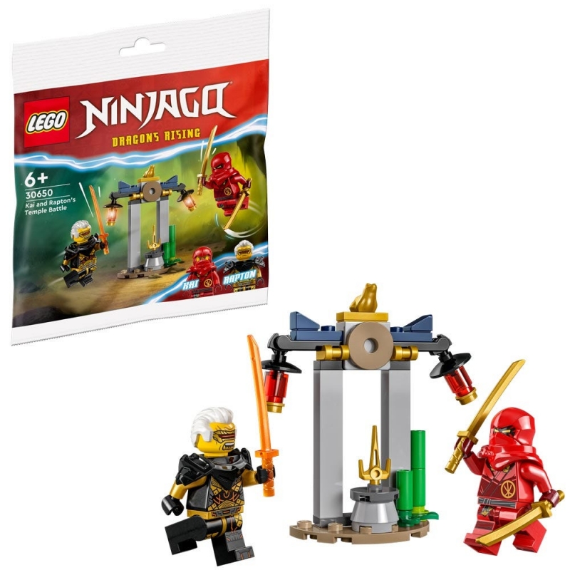 Mirax Hobbies - LEGO 30650 NINJAGO BATALLA EN EL TEMPLO ENTRE KAI Y RAPTON