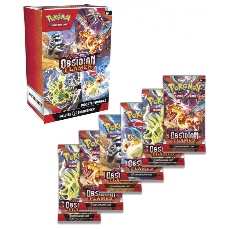 Mirax Hobbies - POKEMON COMPANY JEPKM957 OBSIDIAN FLAMES BUNDLE ESPAÑOL