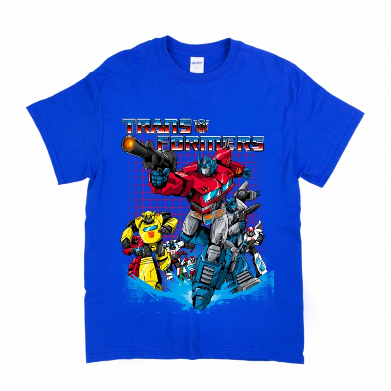 Mirax Hobbies - AGUANTE TRANSFORMERS AZUL BRILLANT TALLA S 10