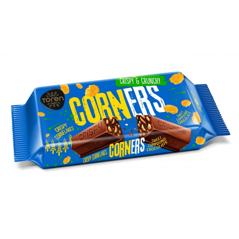 Mirax Hobbies - CANDY 010TE004 BARRA CHOCO CORNERS 55GR