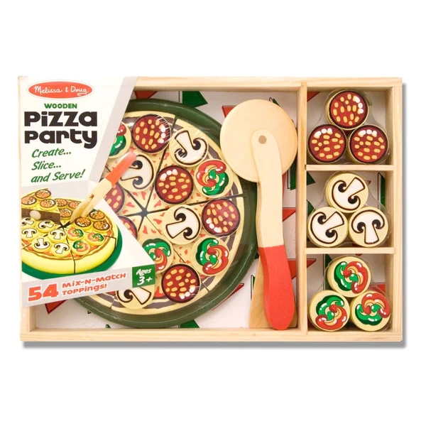 Mirax Hobbies - MELISSA DOUG 167 PIZZA MADERA