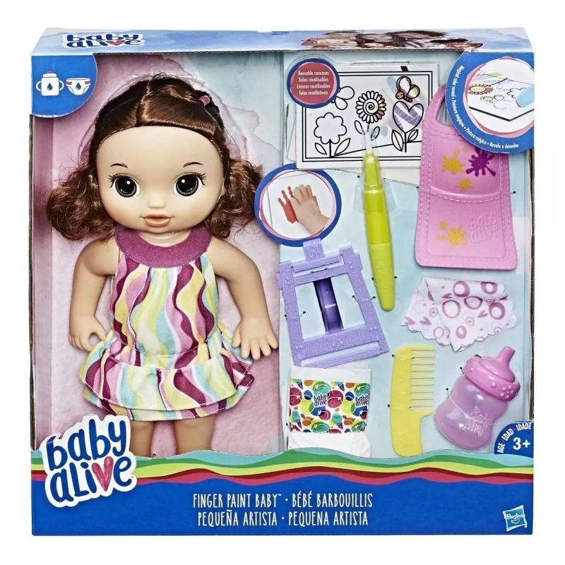 Mirax Hobbies - HASBRO C0961 FINGER PAINT BABY ALIVE