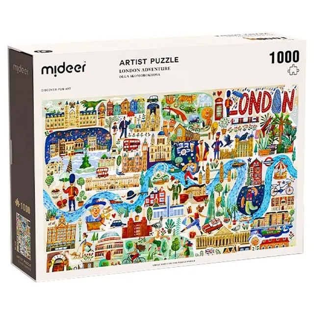 Mirax Hobbies - MIDEER MD3236 ARTIST PUZZLE LONDON ADVENTURE 1000 PIEZAS