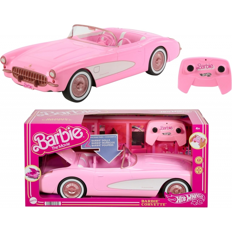 Mirax Hobbies - MATTEL HPW40 HW R C BARBIE MOVIE PINK CORVETTE