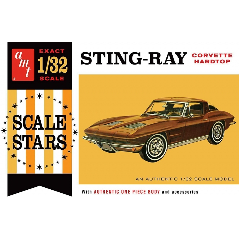 Mirax Hobbies - AMT 1112 1:25 1963 CHEVY CORVETTE MODEL KIT