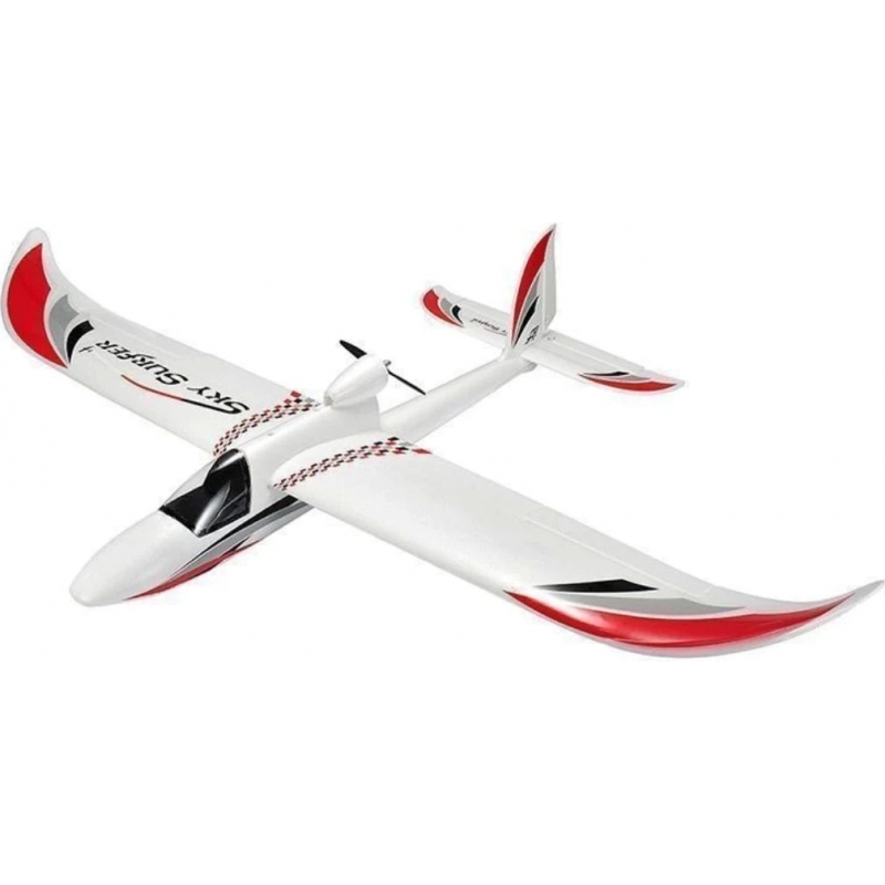 Mirax Hobbies - TOPRC SKY SURFER RED RTF+FLIGHT CONTROLLER