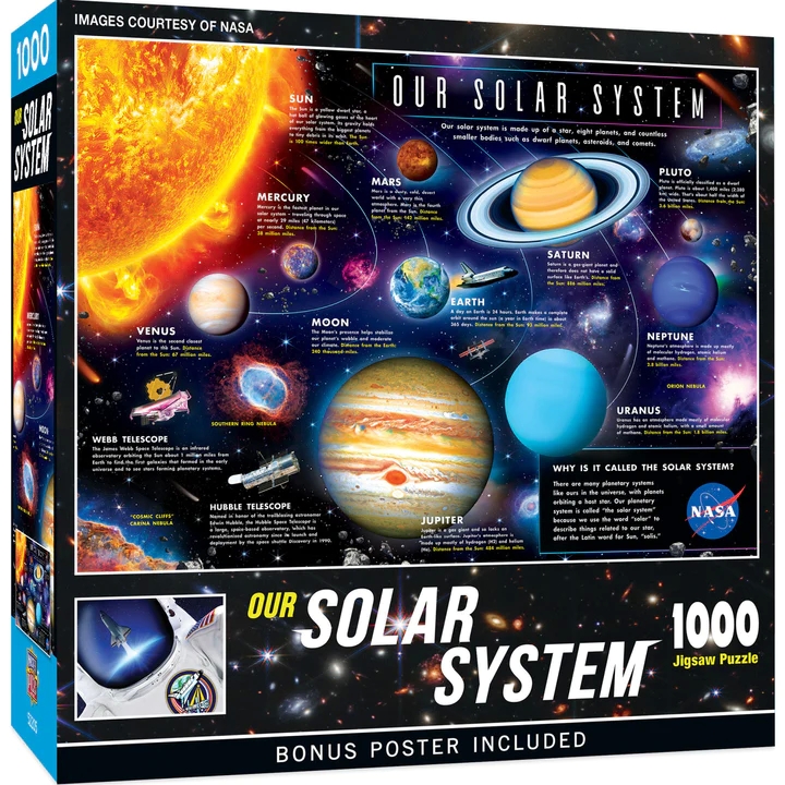 Mirax Hobbies - MASTERPIECES 72334 THE SOLAR SYSTEM PUZZLE 1000 PIEZAS