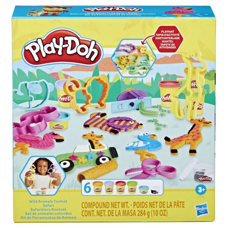 Mirax Hobbies - HASBRO F7213 PLAYDOH WILD ANIMALS TOOLSET