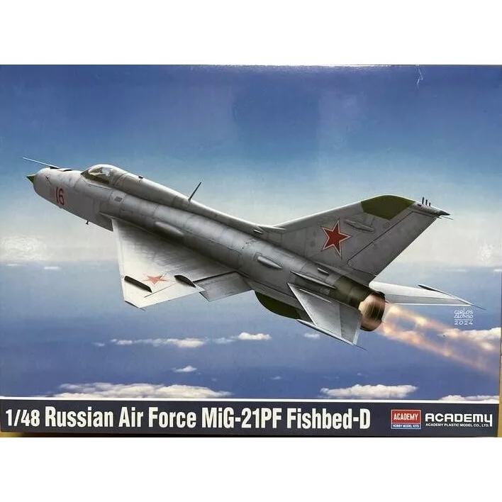 Mirax Hobbies - ACADEMY 12320 1:48 RUSSIAN AIR FORCE MIG - 21PF FISHBED - D