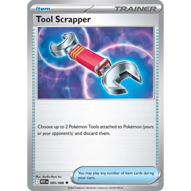Mirax Hobbies - POKEMON WHITE FLARE CARTA TOOL SCRAPER REVERSE