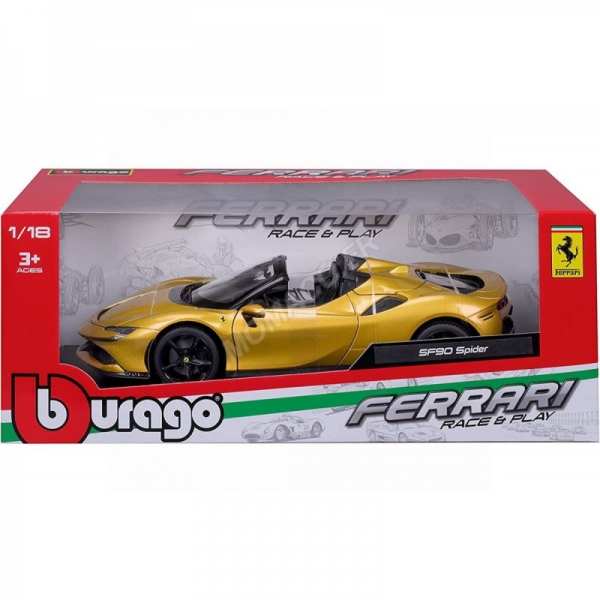 Mirax Hobbies - BURAGO 16016 FERRARI SF90 SPIDER 1:18