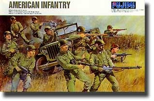 Mirax Hobbies - FUJIMI 76027 1:76 AMERICAN INFANTRY