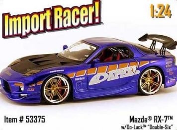 Mirax Hobbies - JADA 53375 1:24 IMPORT RACER MAZDA RX7 VIOLETA O AMARILLO