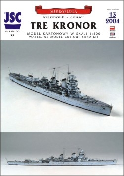 Mirax Hobbies - JSC 79 SWEDISH CRUISER TRE KRONOR 1:400