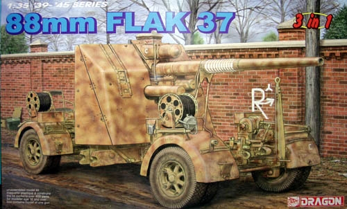 Mirax Hobbies - DRAGON 6287 1:35 88MM CAÑON FLAK 37 ( 3 IN 1 )