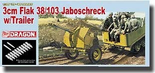 Mirax Hobbies - DRAGON 6353 1:35 3CM FLAK 38 103 JABOSCHRECK W TRAILER