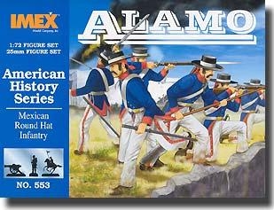 Mirax Hobbies - IMEX 553 1:72 ALAMO MEXICAN ROUND HAT INFANTRY FIGURE ...